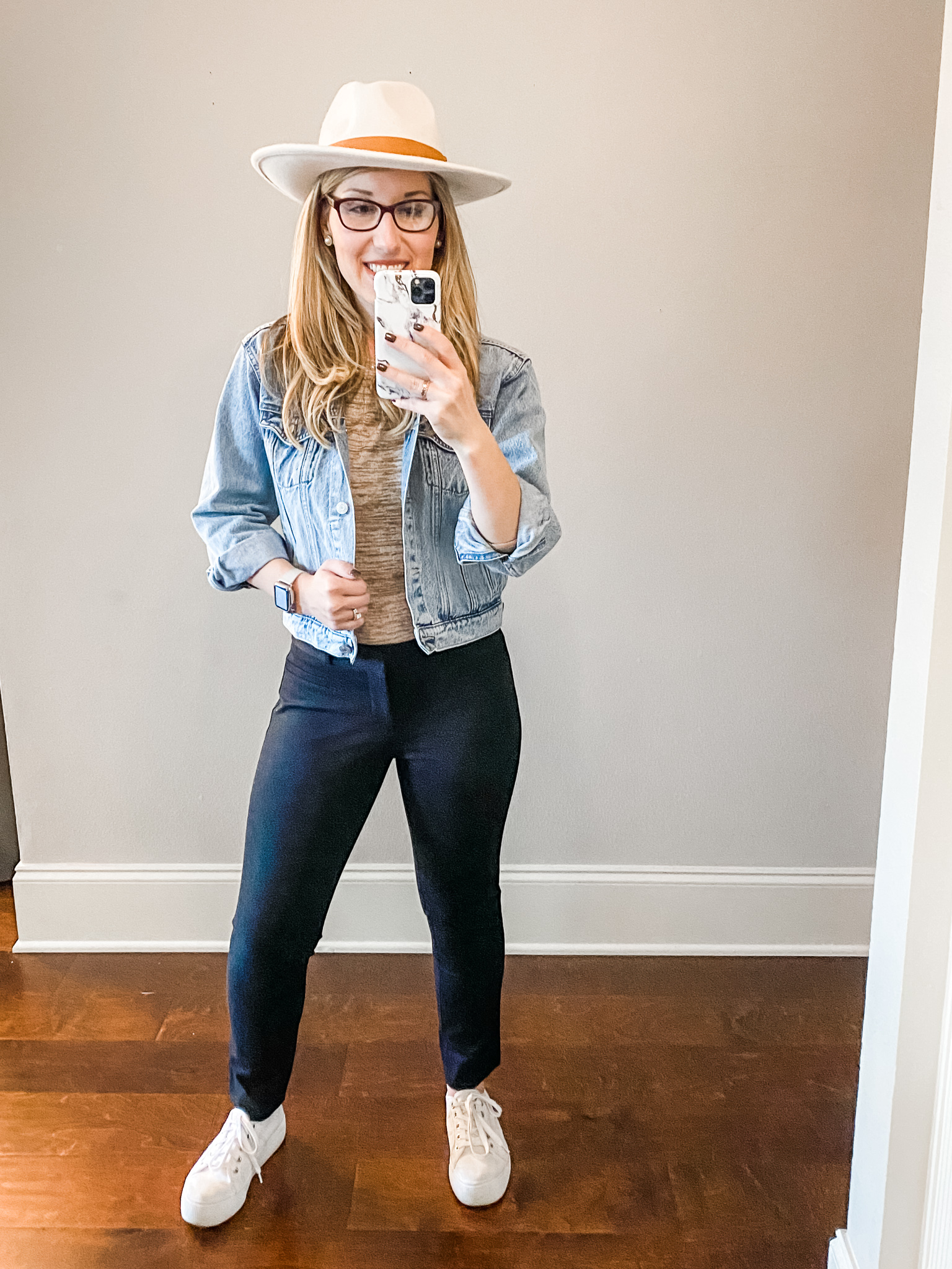 jean-jacket-and-hat | Messy Wonderful